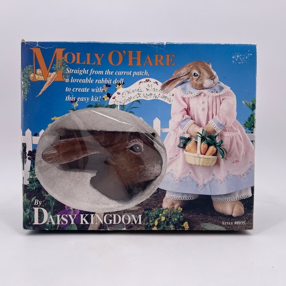Daisy Kingdom | Office | Vintage 992 Molly Ohare Rabbit Doll Kit Daisy ...